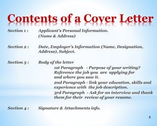 Resume & Cover letter | PPTX