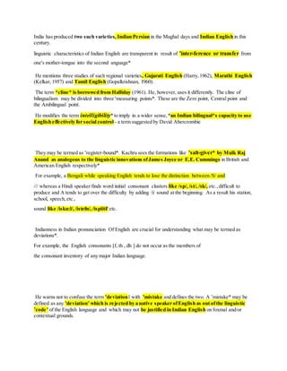 ENGLISH IN INDIA 2 | DOCX