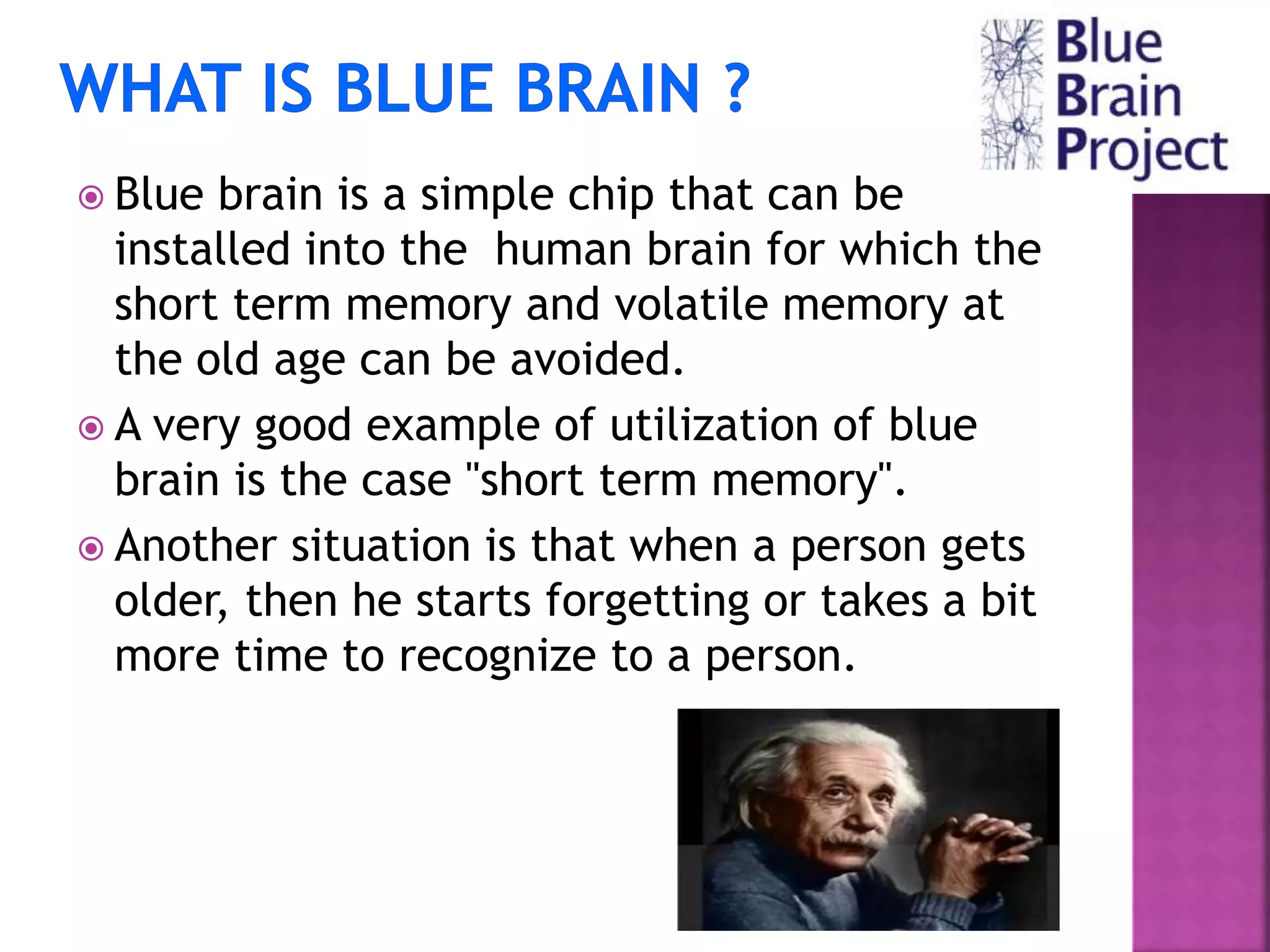 The Blue Brain Project | PPTX