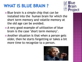 The Blue Brain Project | PPTX