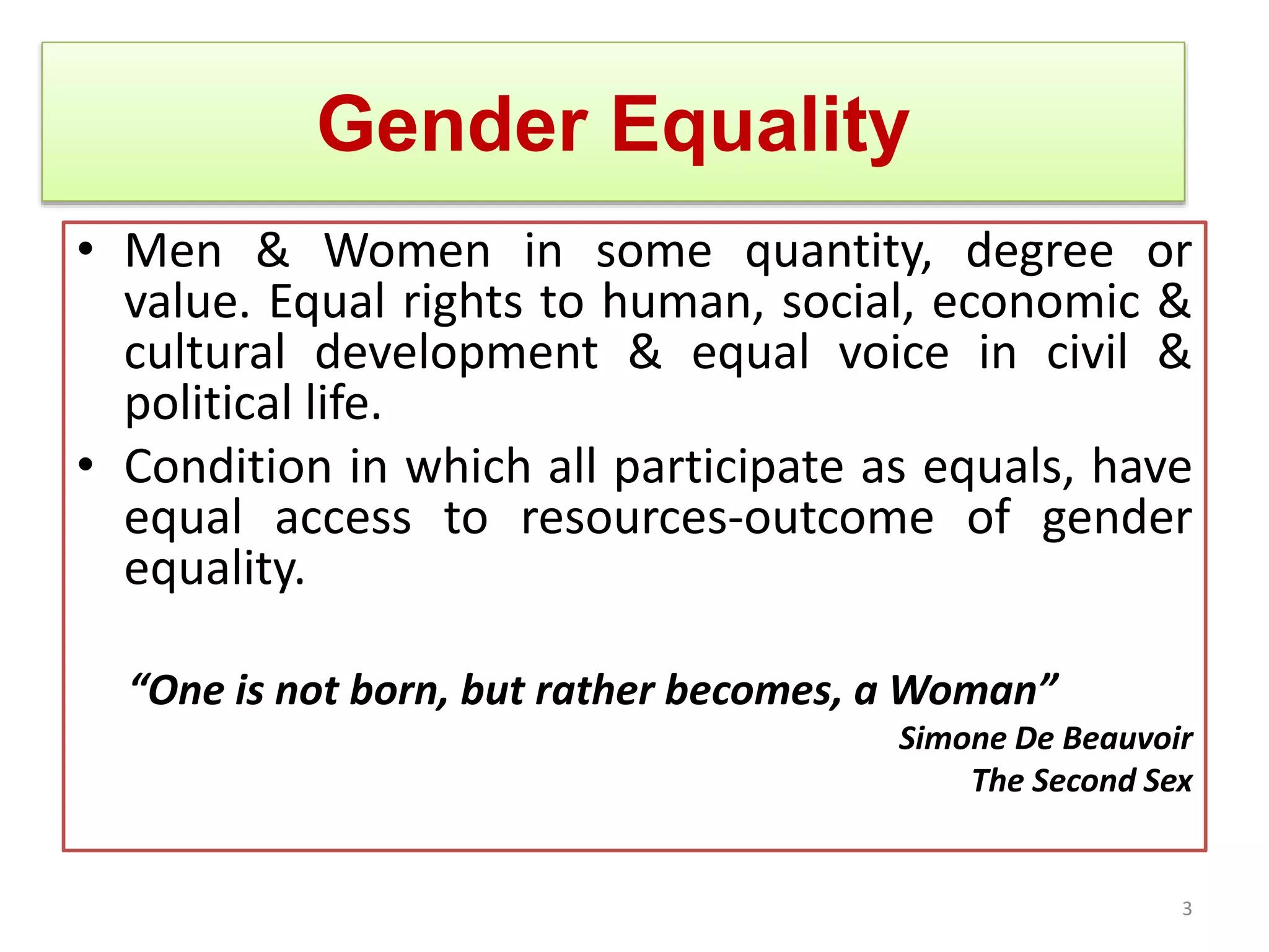Gender Divide -An understanding and intervension | PPT
