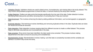 Data Cleaning and Quality Control: Techniques and Challenges | PPTX