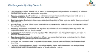 Data Cleaning and Quality Control: Techniques and Challenges | PPTX