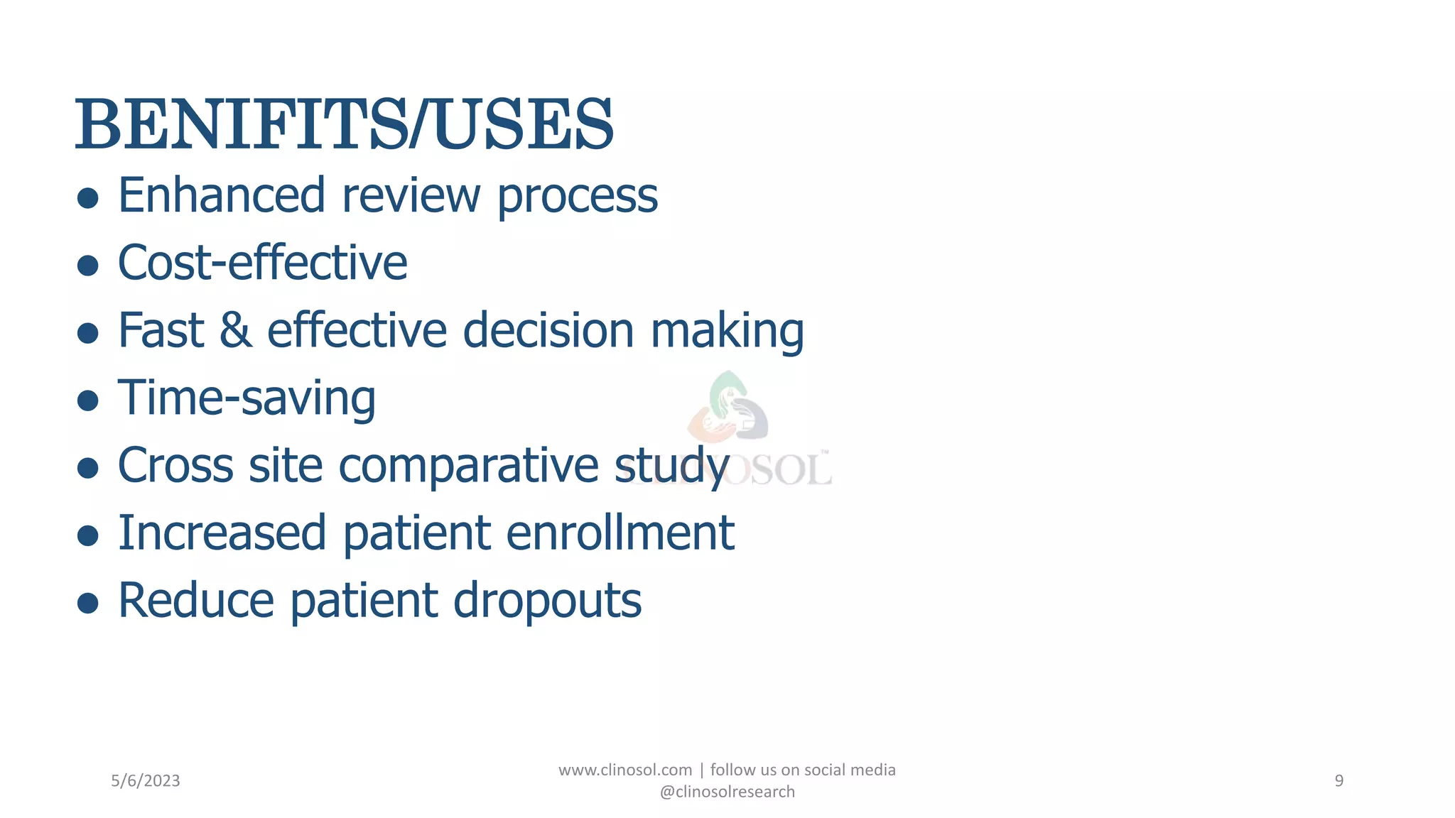 Advance Monitoring in Clinical Trials. | PPTX