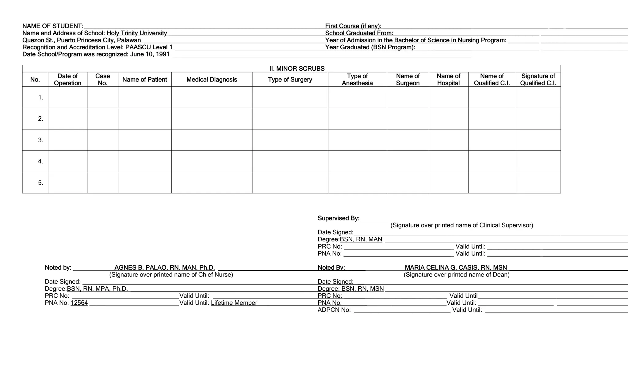 Updated PRC Form | PDF