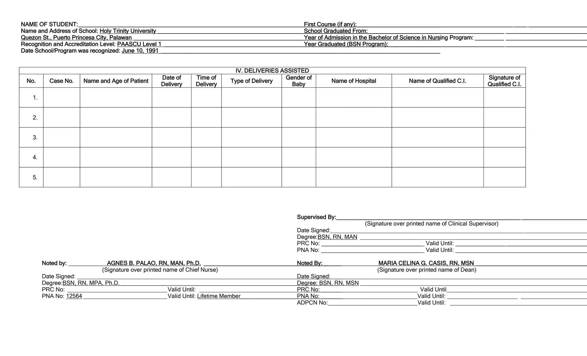 Updated PRC Form | PDF