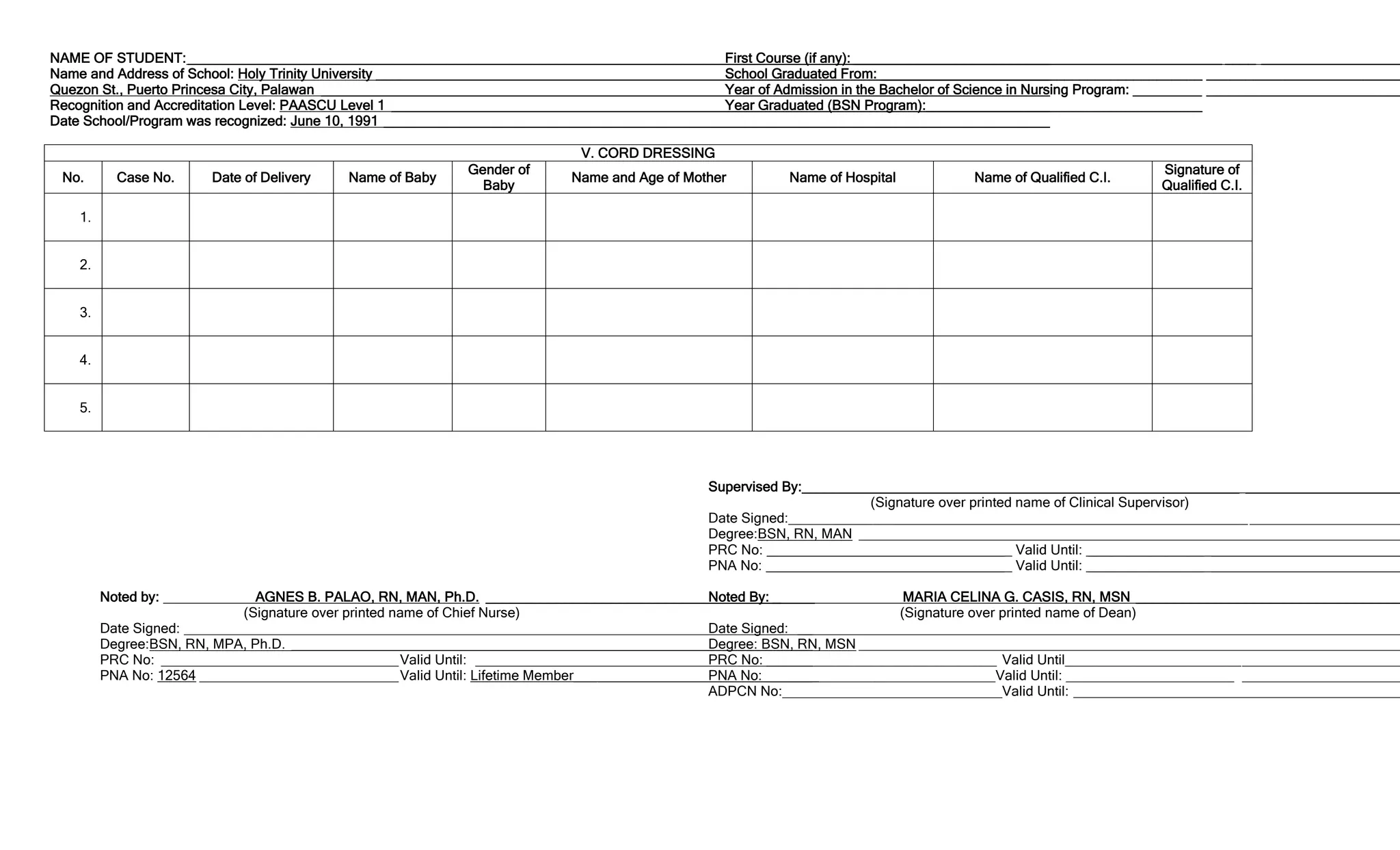 Updated PRC Form | PDF