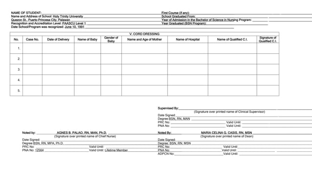 Updated PRC Form | PDF