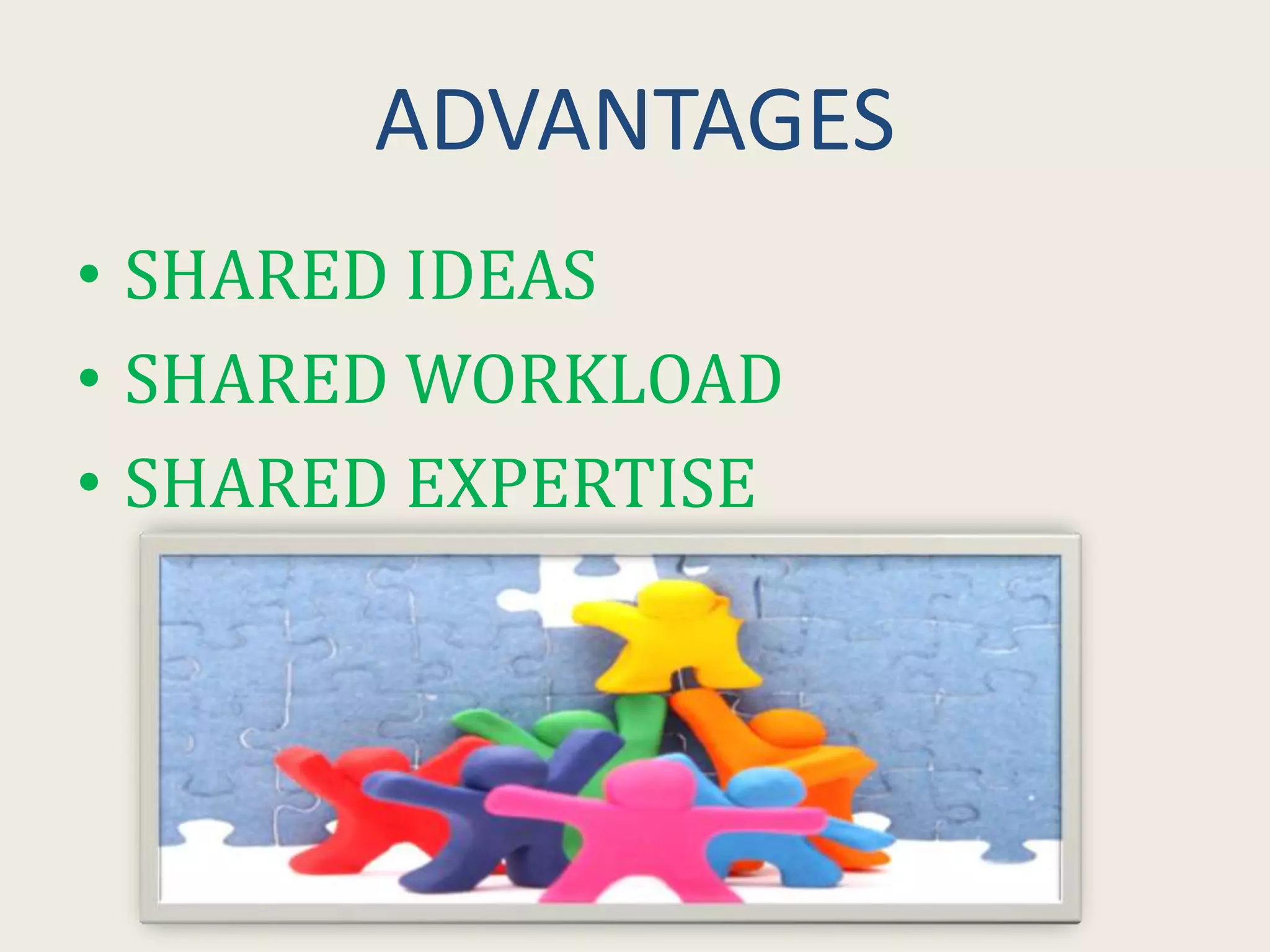 Advantages and Disadvantages of Team Working | PPTX
