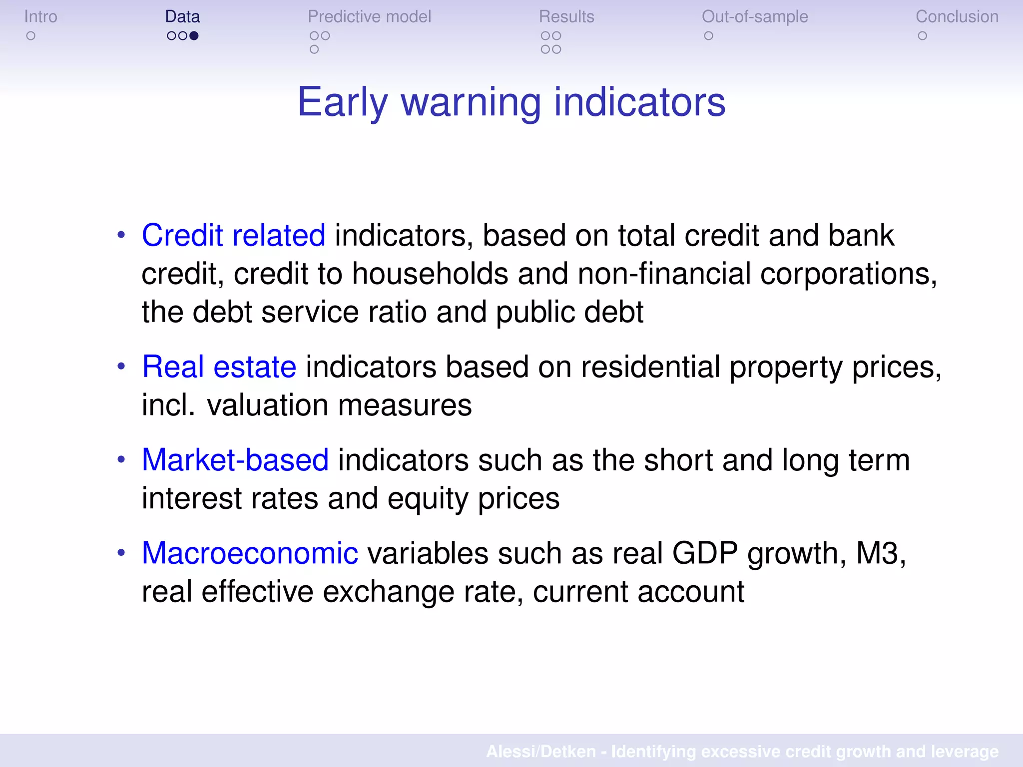 Identifying excessive credit growth and leverage | PDF