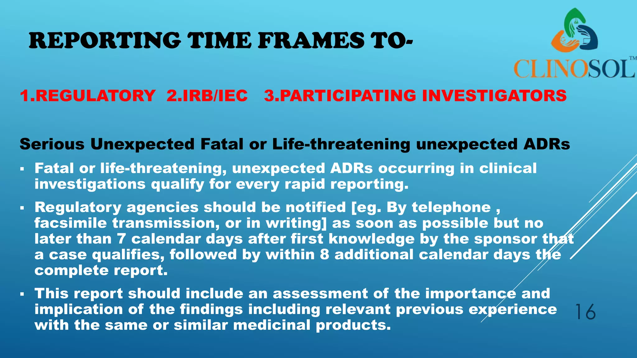 Adverse Event Reporting in Pharmacovigilance: Principles and Challenges ...