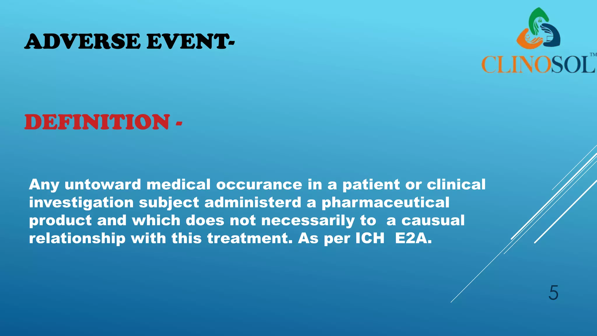 Adverse Event Reporting in Pharmacovigilance: Principles and Challenges ...