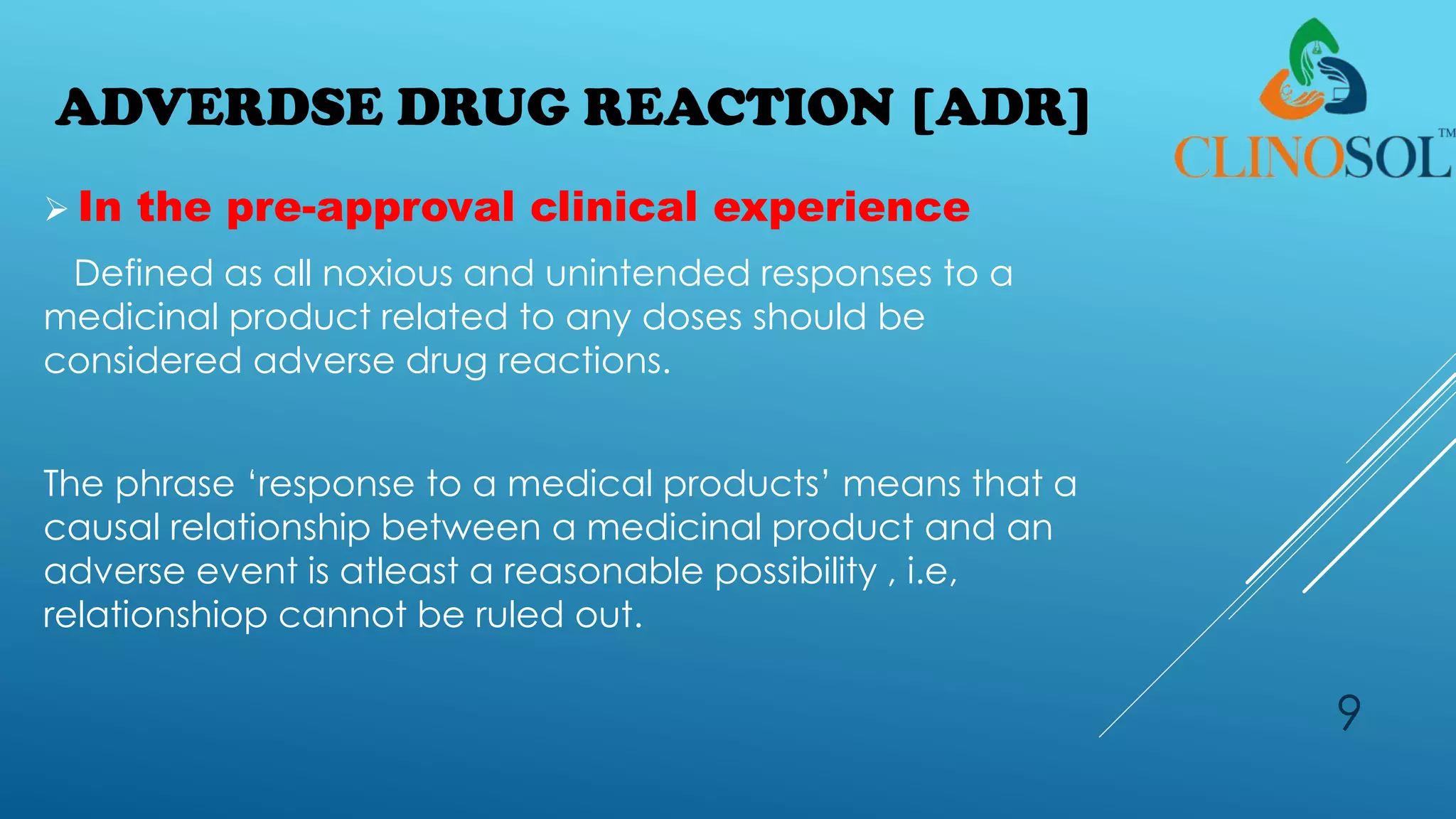 Adverse Event Reporting in Pharmacovigilance: Principles and Challenges ...