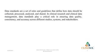 Data Standards and Interoperability in Clinical Research and Data ...