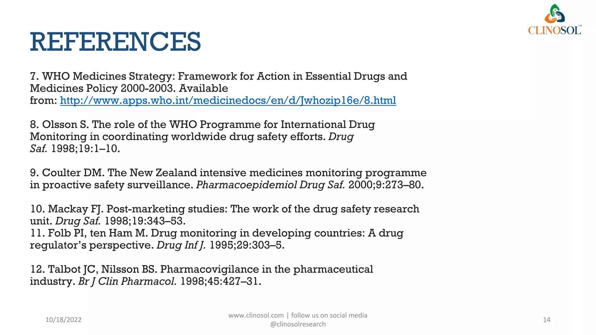 The Role of Pharmacovigilance in Ensuring Drug Safety and Efficacy | PPT
