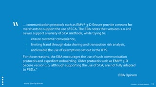 PSD2, SCA and the EBA’s Opinion on SCA – Decoded | PPT