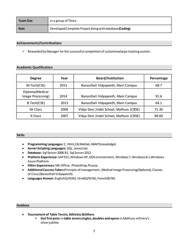 Radha Rani SAP(PP/QM) Consultant | DOCX | Computer Software and ...