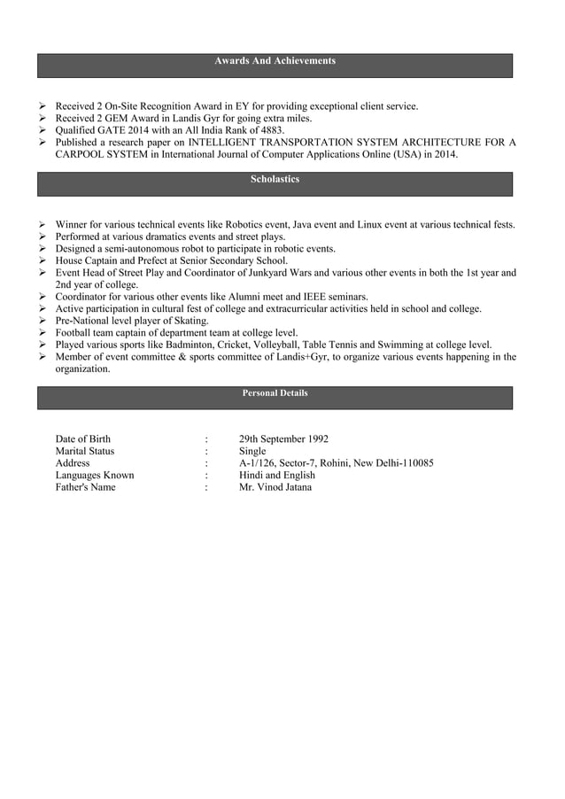 Updated resume vaibhav jatana | PDF | Programming Languages | Computing