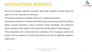 Writing Regulatory Documents for Drug Approval: The Importance of ...