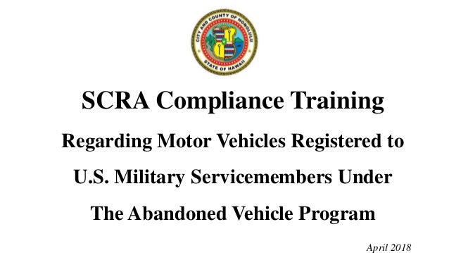 Updated scra training presentation 4 18-18