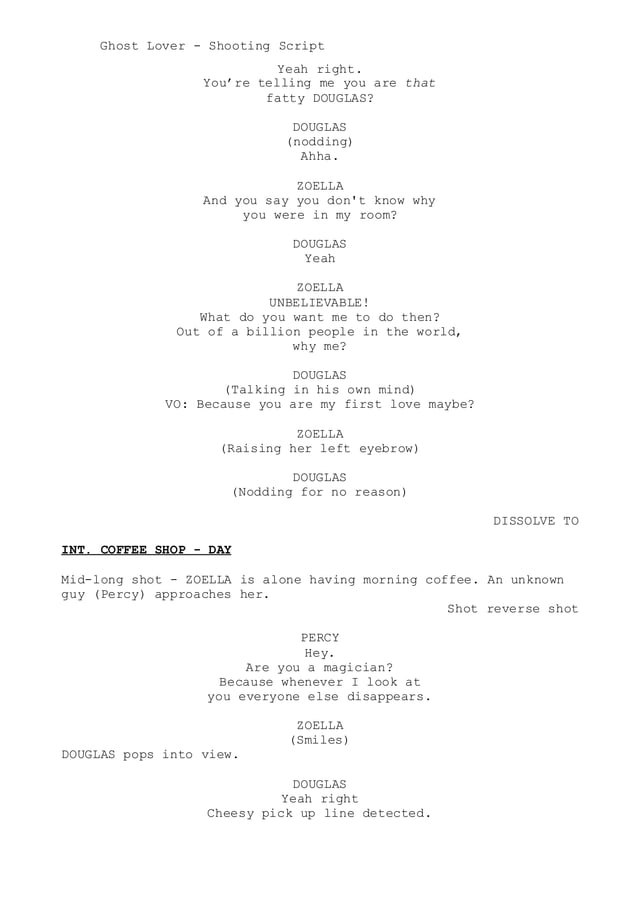 Updated Script of Ghost Lover | DOCX