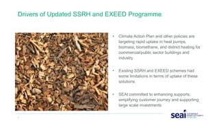 SEAI Business Decarbonisation Supports SSRH and EXEED Schemes launch | PPTX
