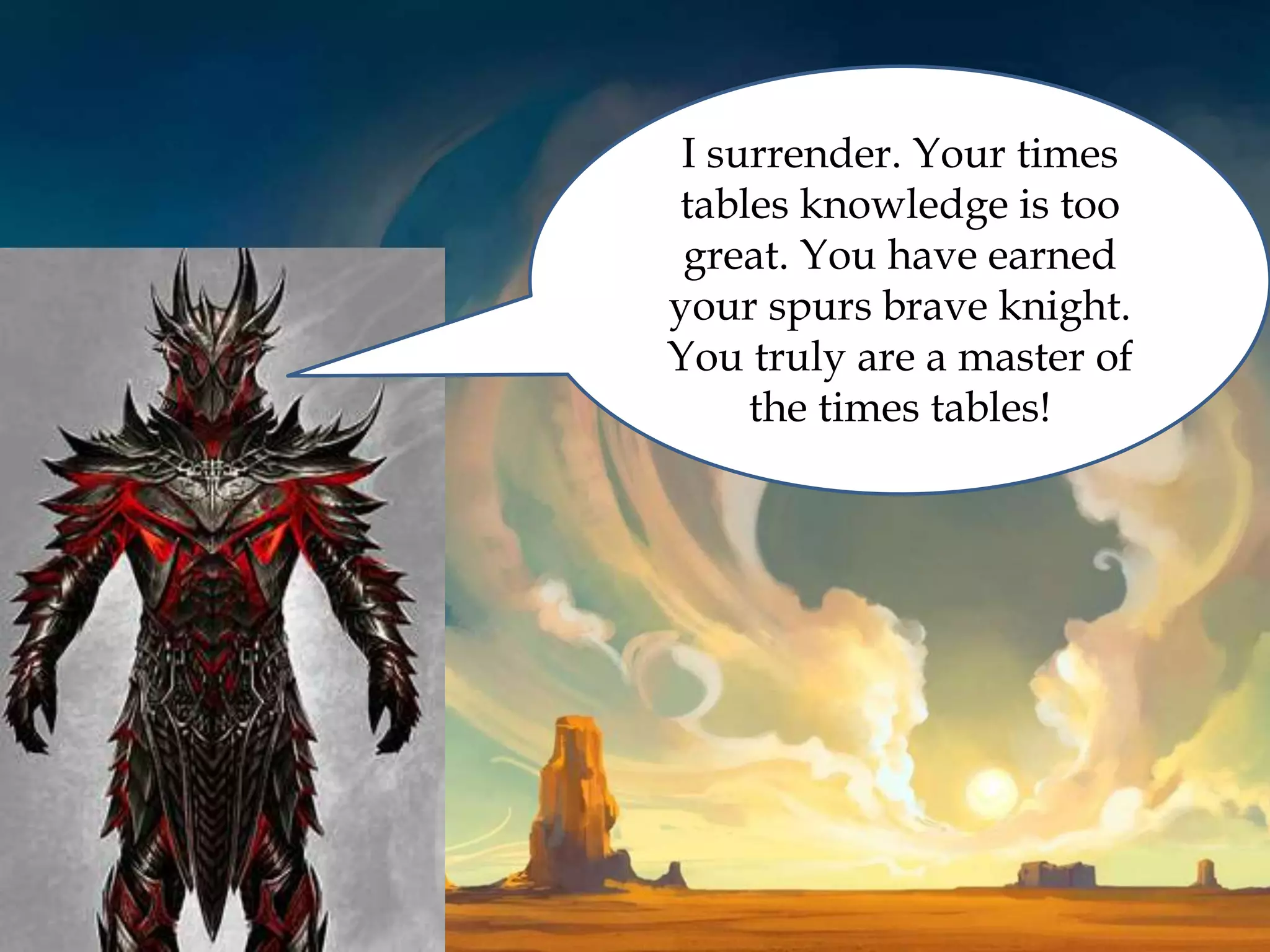 Knights of the Times Tables | PPT