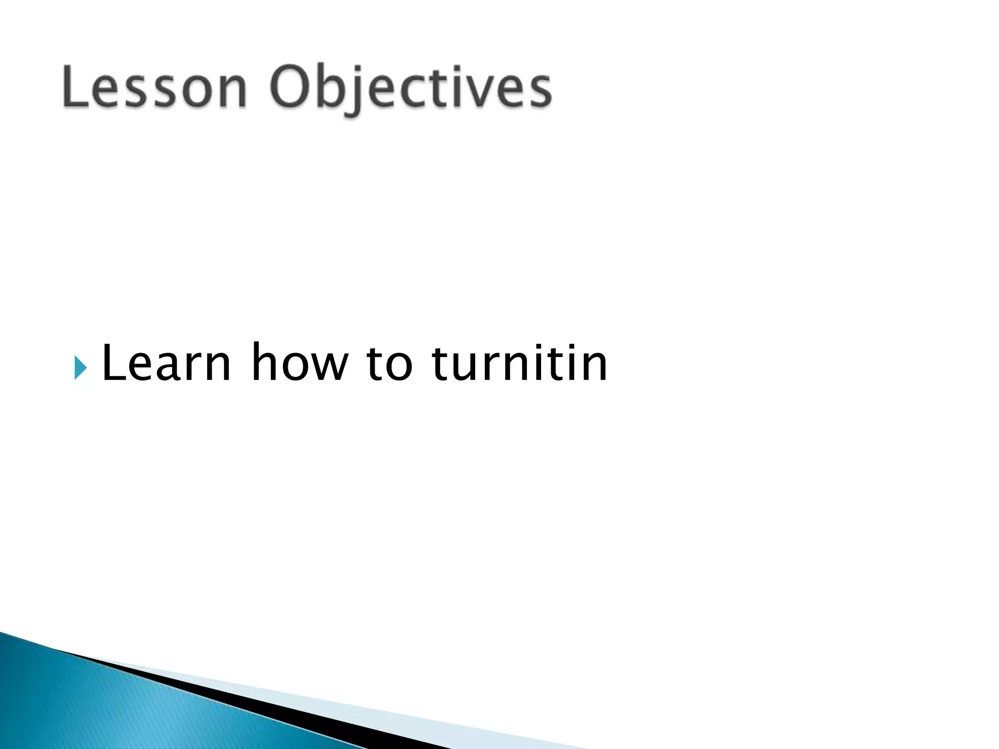 Updated student turnitin | PPT