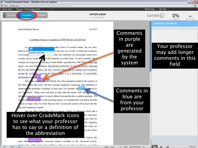 Updated student Turnitin | PPT
