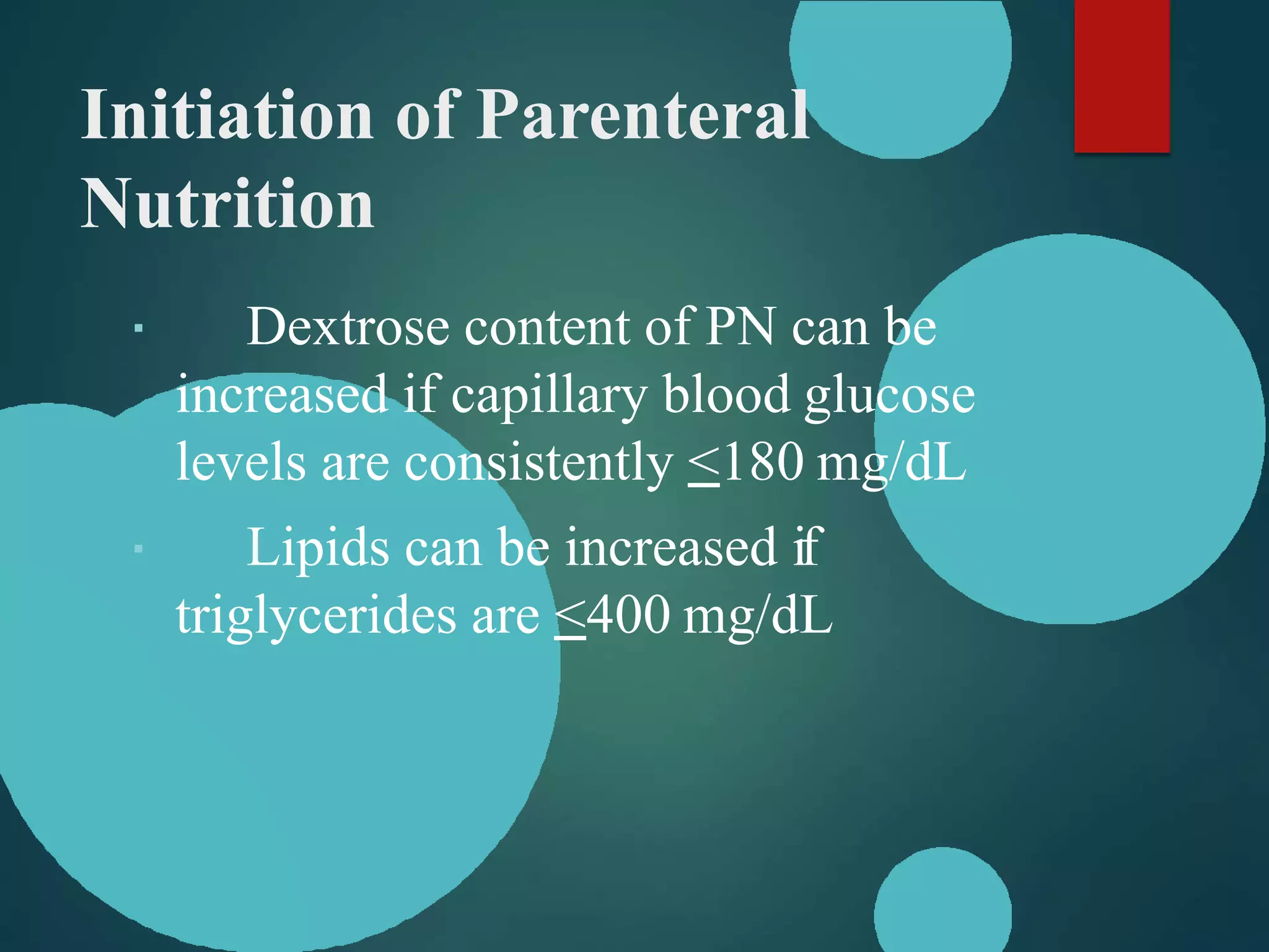 total parenteral nutrition | PPTX