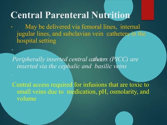 total parenteral nutrition | PPTX