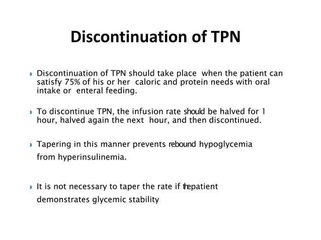 total parenteral nutrition | PPTX