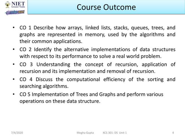 Introduction to Data Structure | PPT