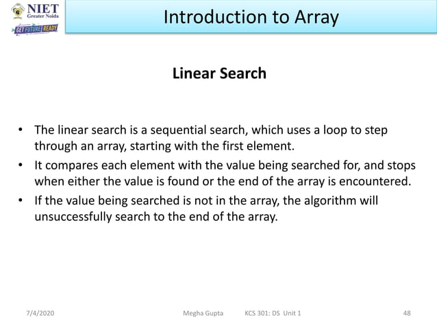 Introduction to Data Structure | PPT