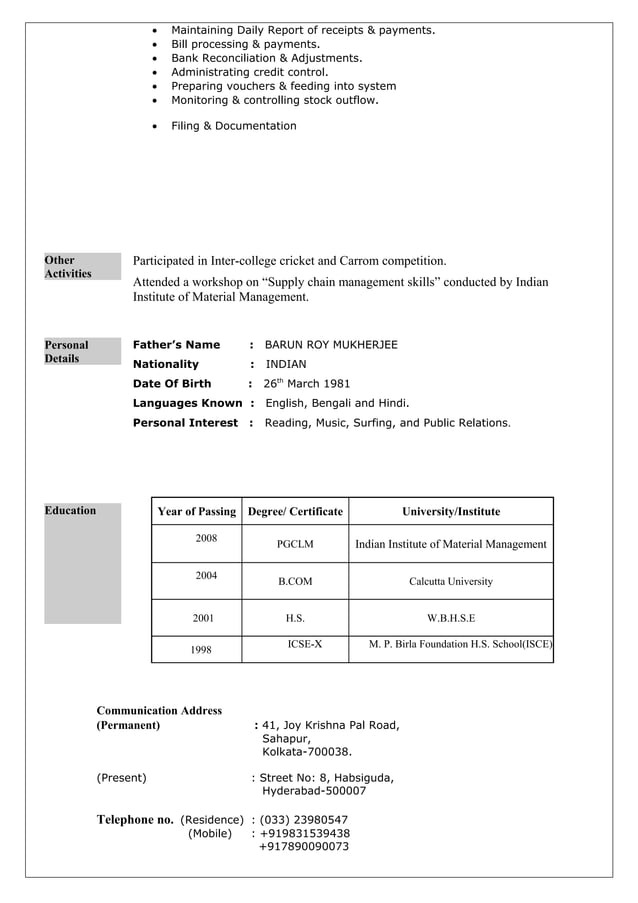 Updated vivek resume (hyd) | PDF