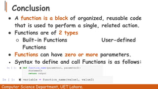 Updated Week 06 and 07 Functions In Python.pptx