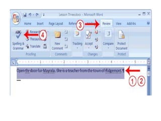 MS WORD Tutorial | DOCX