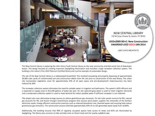 New Central Library- LEED Profile | PPT