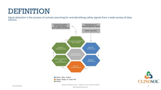 Signal detection and their assessment in clinical trials | PPTX