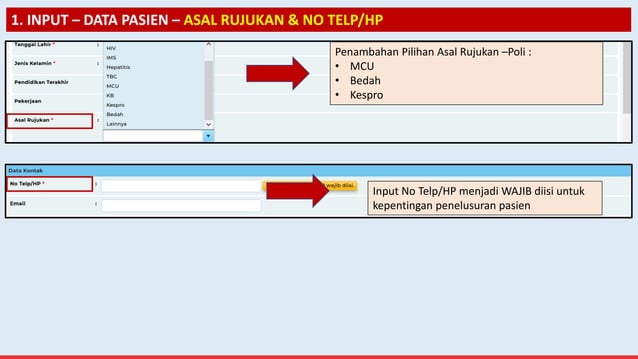 Update Fitur SIHA 2.1 BAGI TENAGA KESEHATAN | PDF