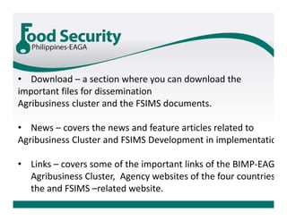 An Update on the Establishment of Web-enabled Food Security Information ...