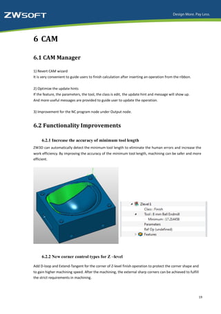 Update list of ZW3D 2013 SP | PDF