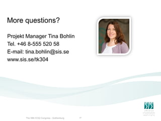 Update of the upcoming ISO 9001 - EOQ Congress 2014 | PDF