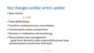 Update on cardiac arrrest and post cardiac arrest management16 1-18 ...