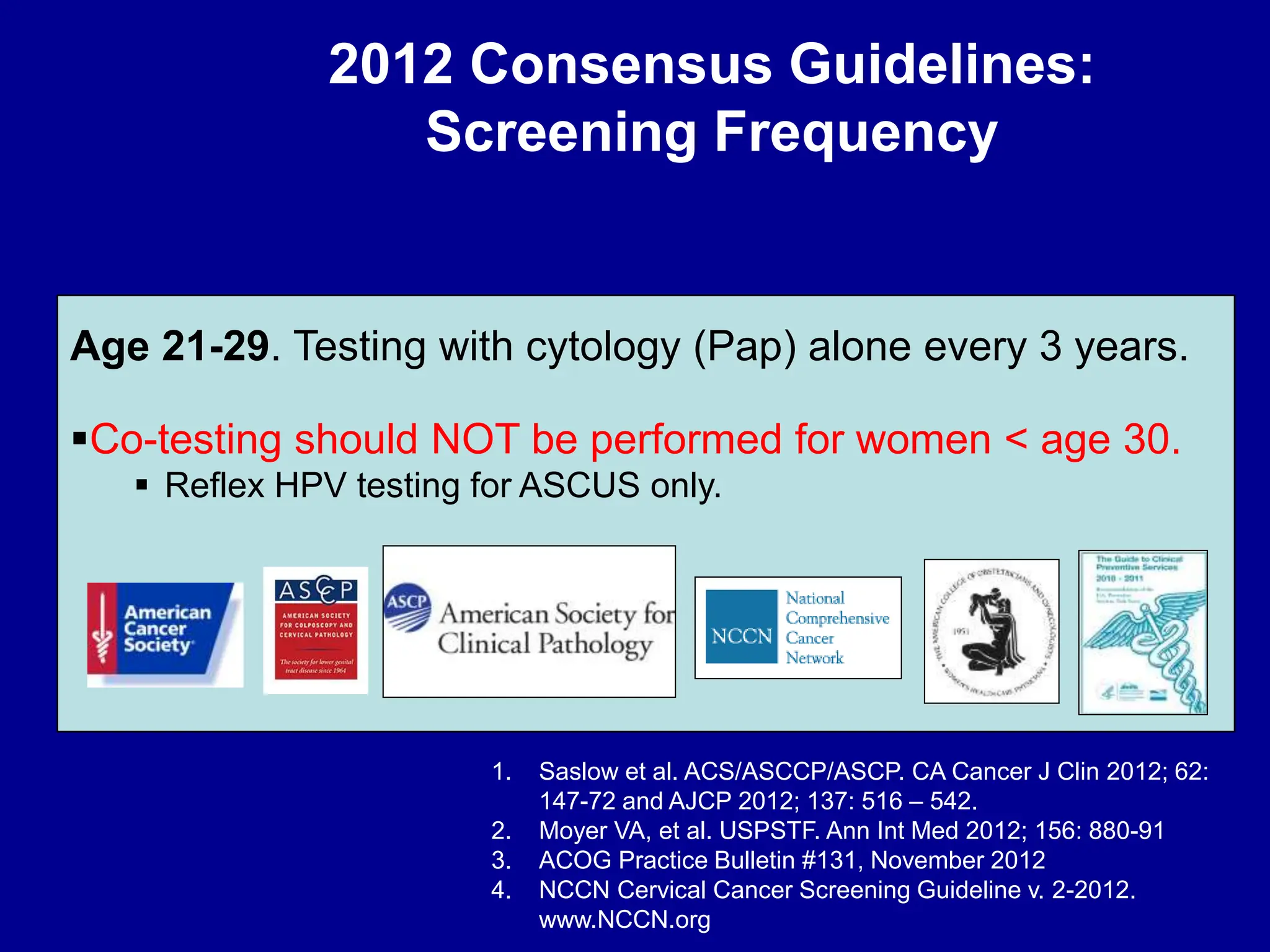 Update on Cervical Cancer Screening Barb Apgar.ppt