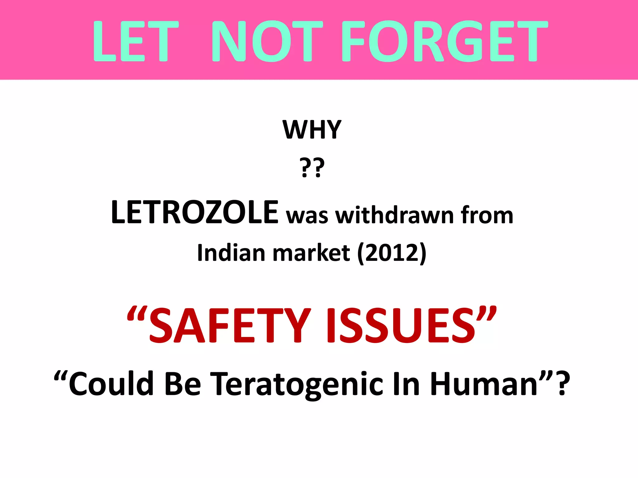 Update On Letrozole Current Guidelines For Ovulation Induction Dr