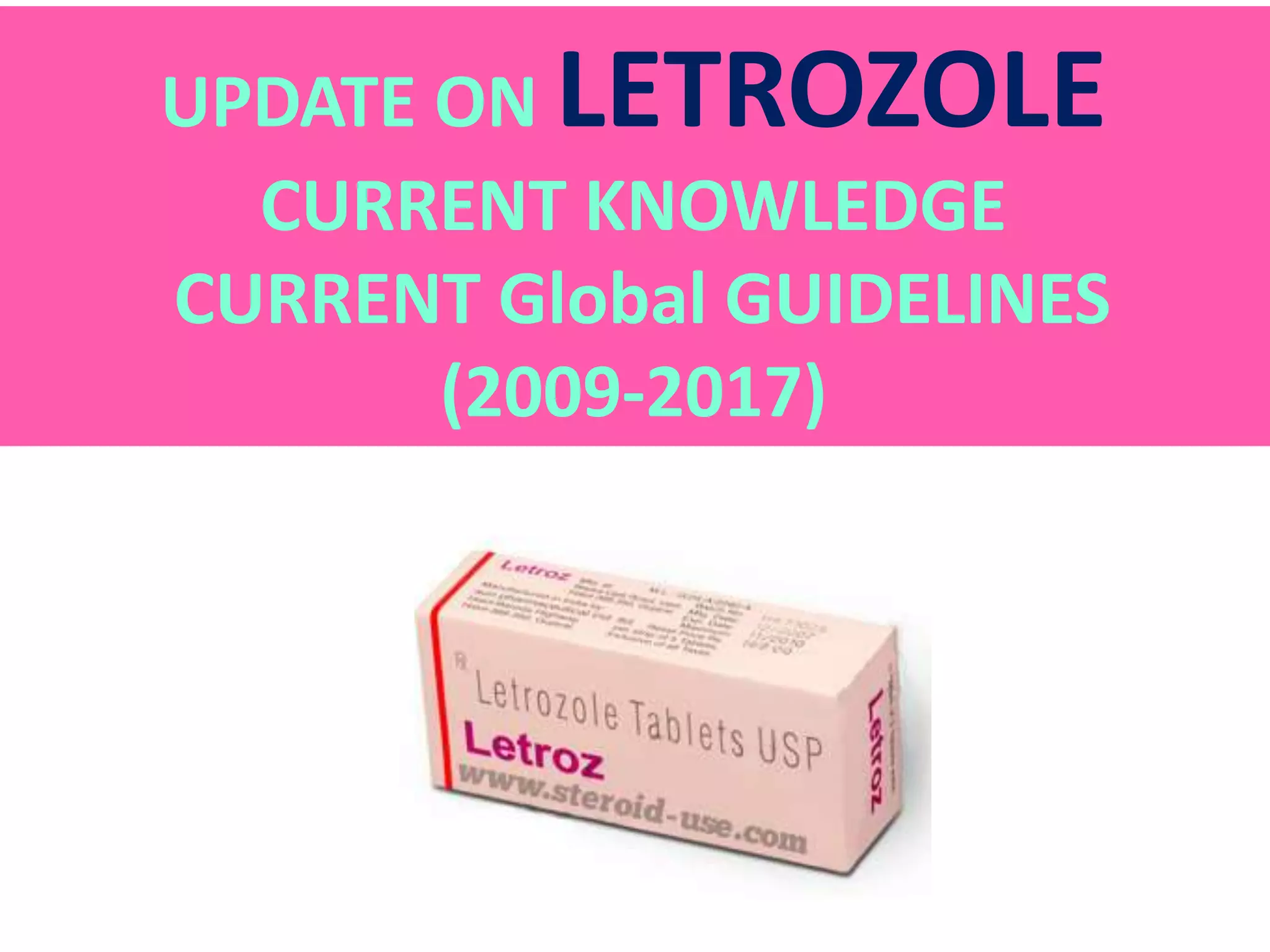 Update On Letrozole Current Guidelines For Ovulation Induction Dr
