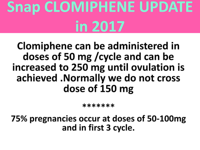 Update On Letrozole Current Guidelines For Ovulation Induction Dr