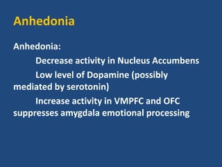 Neurobiology of depression | PPTX