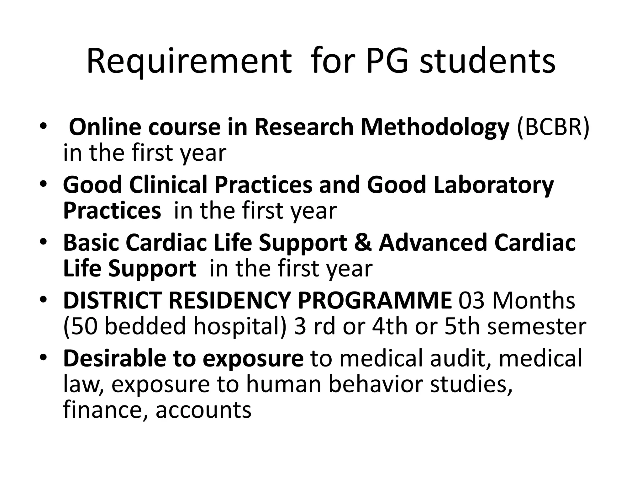 Update on Post-Graduate Medical Education Regulations, 2023.pptx